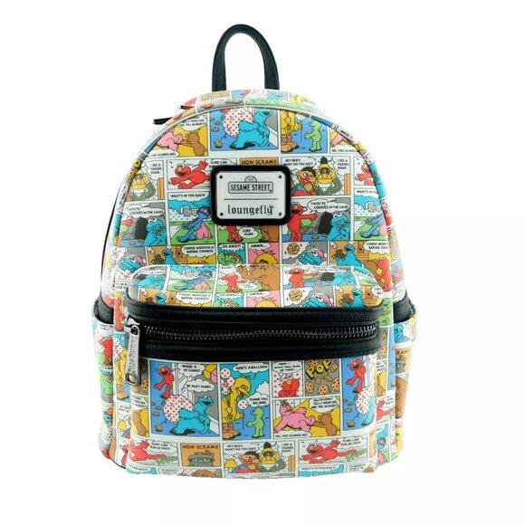Sesame Street | Bags | New Sesame Street Loungefly Cartoon Strip Pop ...